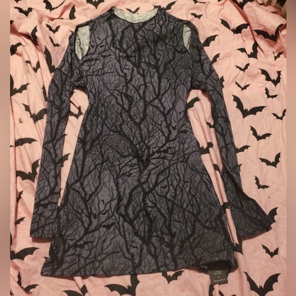 Killstar | Dresses | Killstar Forest Witch Bat Gothic Dress Hot Topic ...